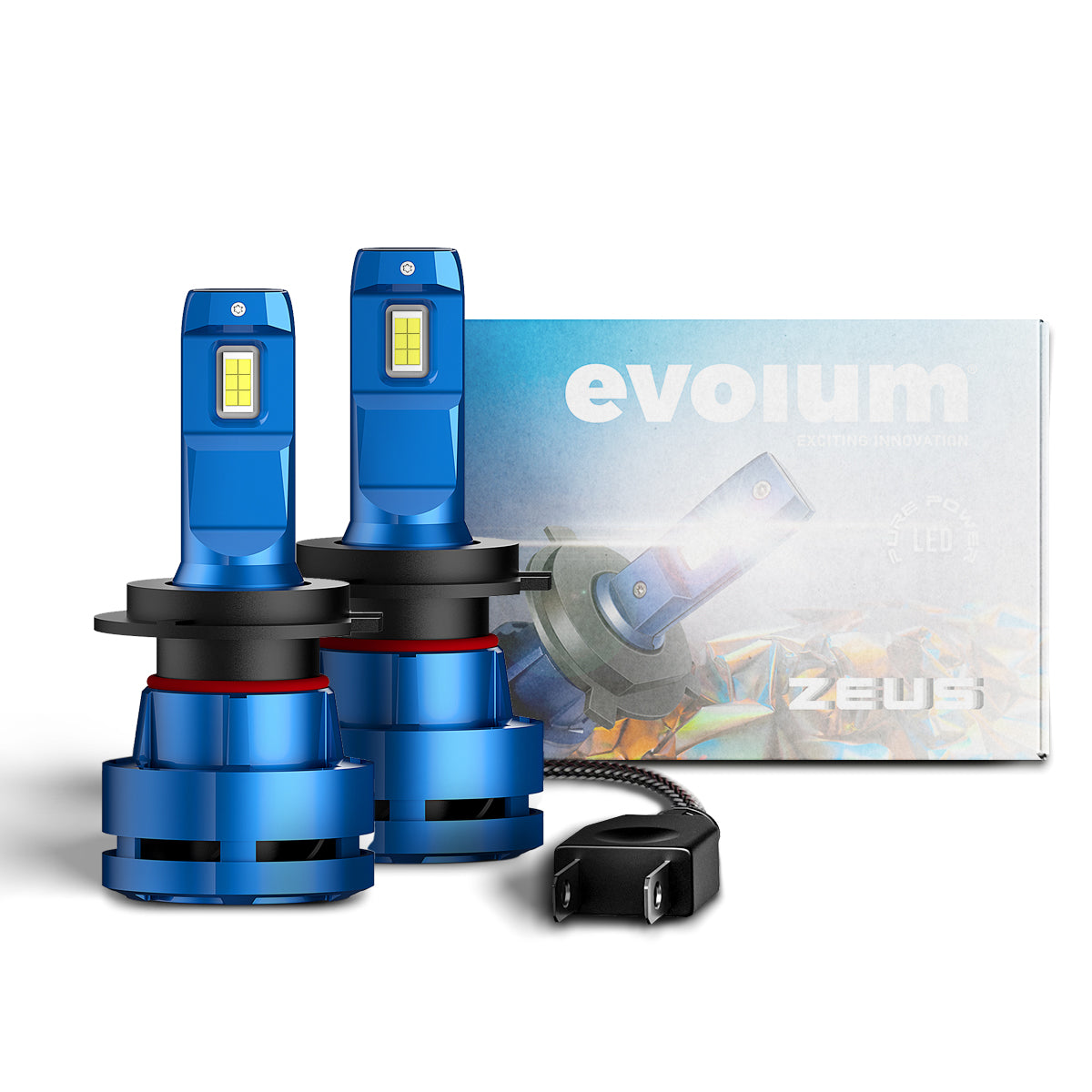Focos Led Faros Kit Automotriz Zeus H1 H3 H7 H11 9005 9006 – Evolum.shop
