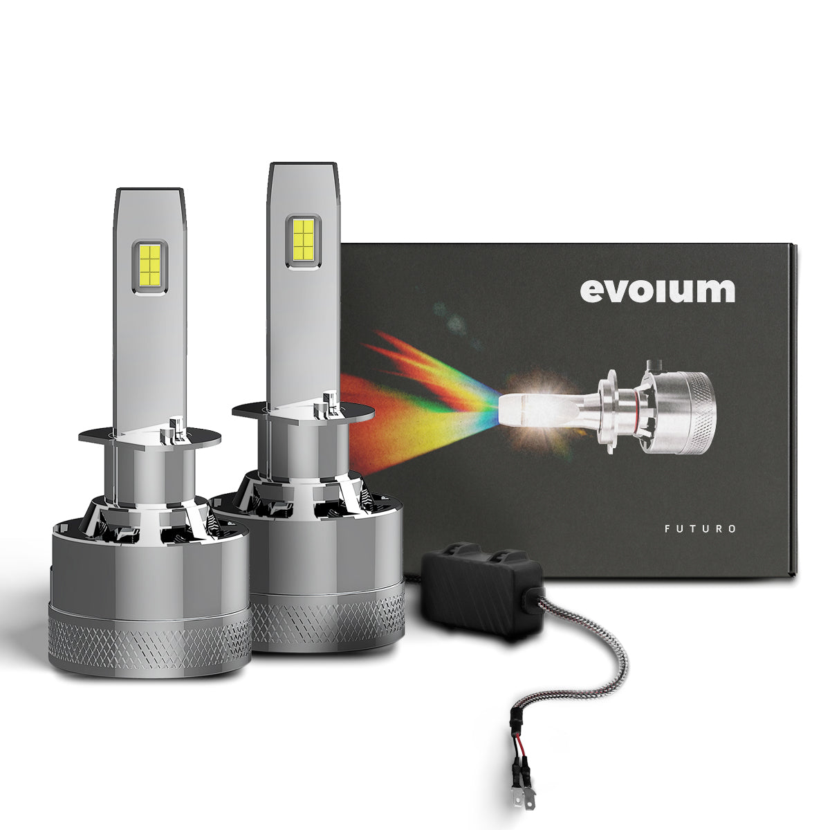 Focos Led Faros Kit Automotriz Futuro H1 H3 H7 H11 9005 9006 – Evolum.shop