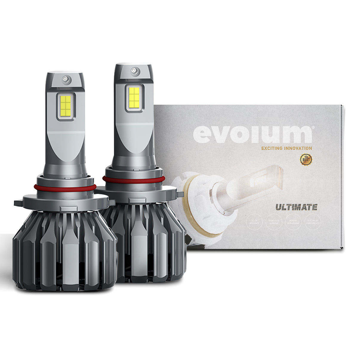 Focos Led Faros Kit Automotriz Ultimate H1 H3 H7 H11 9005 9006 – Evolum ...