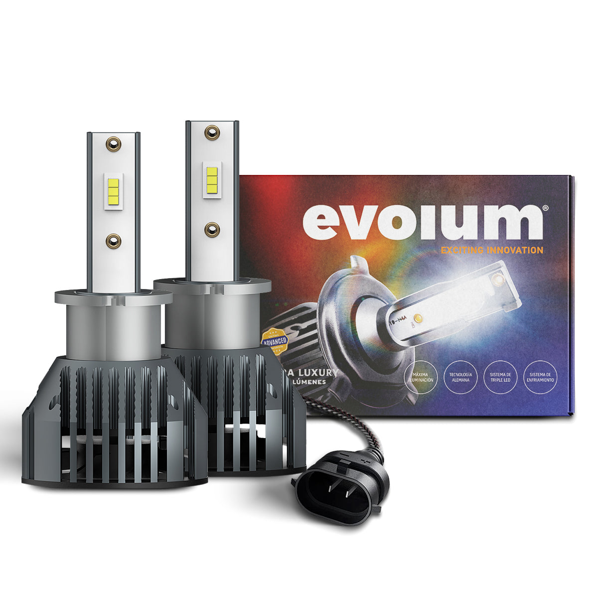 Focos Led Faros Kit Automotriz Ultra Luxury H1 H3 H7 H11 9005 9006 – Evolum.shop