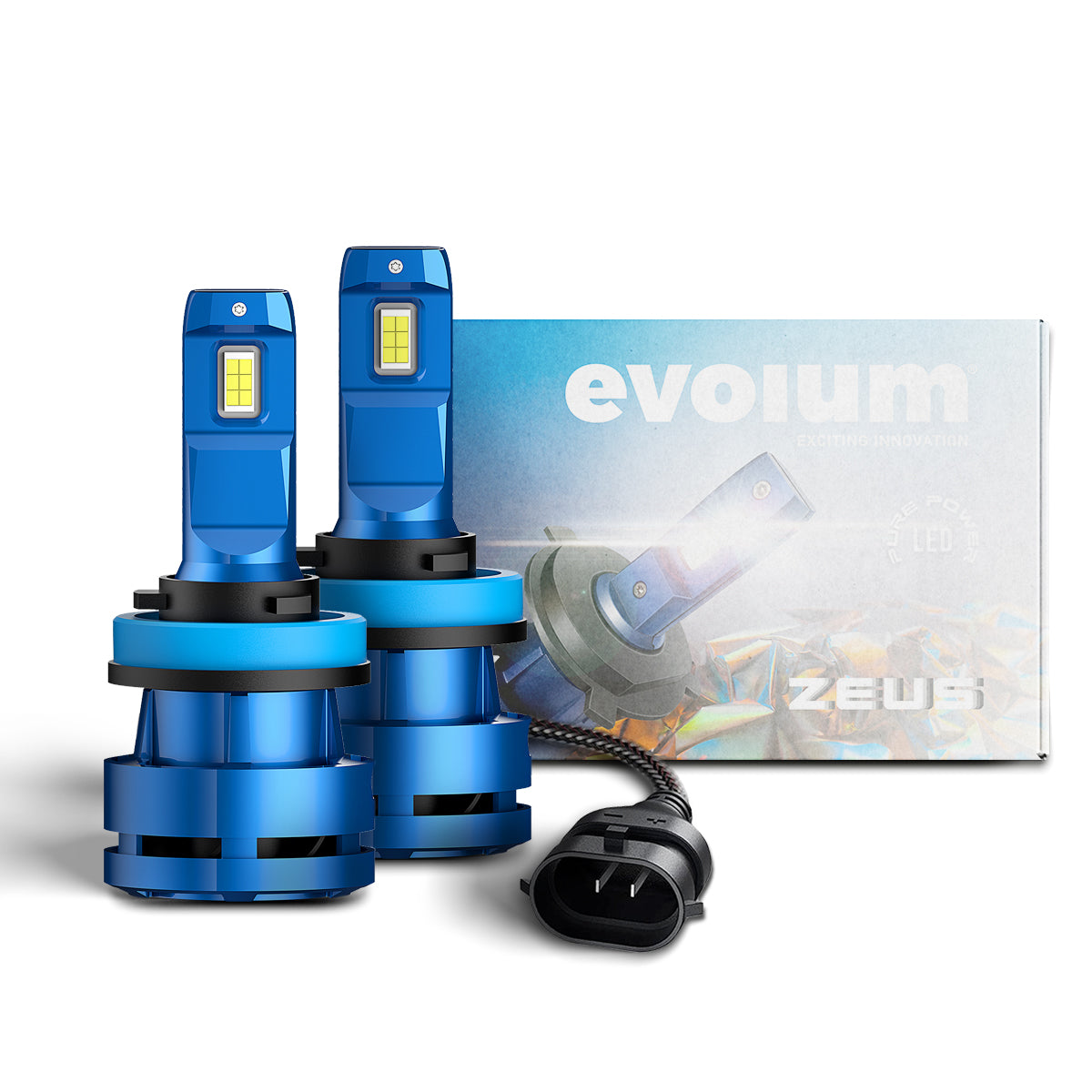 Focos Led Faros Kit Automotriz Zeus H1 H3 H7 H11 9005 9006 – Evolum.shop